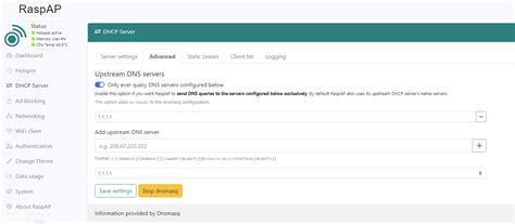 Raspap Pihole · Issue 1200 · Raspapraspap Webgui · Github