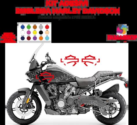 Adesivi Decals Emblema Harley Davidson Per Pan America 1250 Grafiche Moto Eur 3900 Picclick It