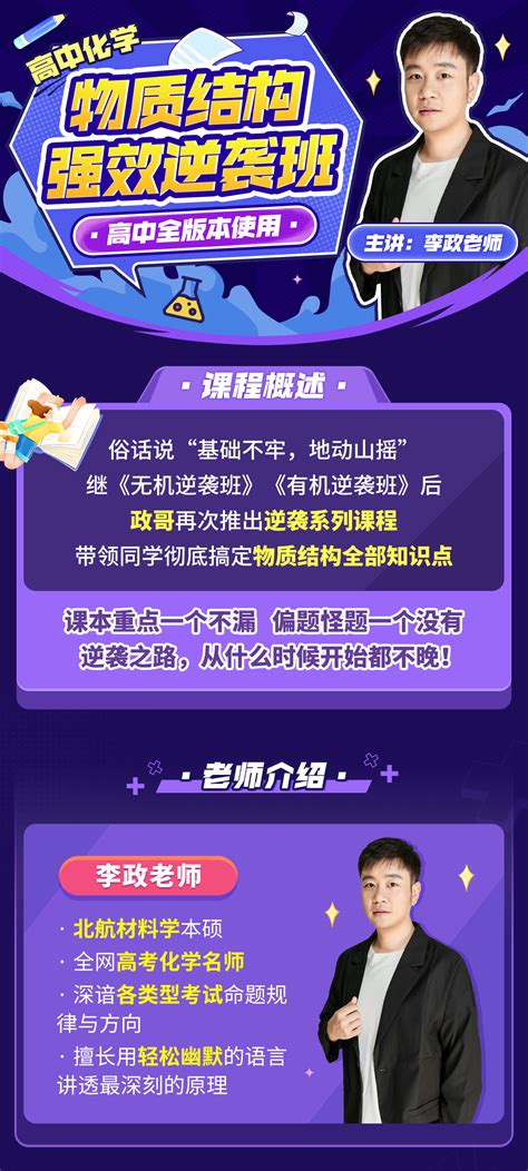 李政老师:高中化学物质结构强效逆袭班哔哩哔哩bilibili 李政老师:高中化学物质结构强效逆袭班哔哩哔哩bilibili