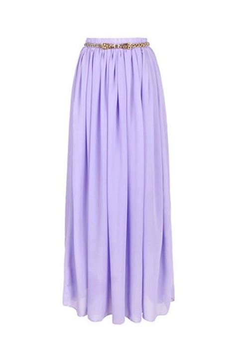 Light Purple Chiffon Maxi Skirt Long Chiffon Skirt Purple Skirt