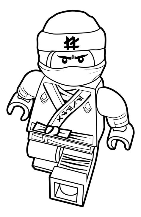 Lego Ninjago Zane Coloring Page Easy To Color Lego Movie Coloring Page Lego Coloring Page