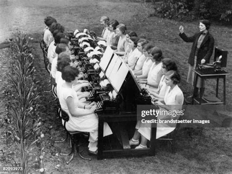 Typewriting Class Photos And Premium High Res Pictures Getty Images