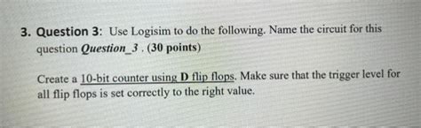 Solved Need Help On Logismplease Show Me On Logismpost