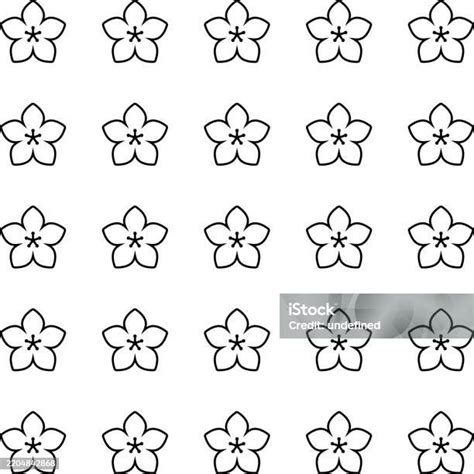 꽃 벡터 패턴입니다 흑인과 백인 꽃 장식 패턴 배경 웹 또는 인쇄를 위한 꽃 그래픽 디자인 요소 개체 그룹에 대한 스톡 벡터 아트 및 기타 이미지 Istock