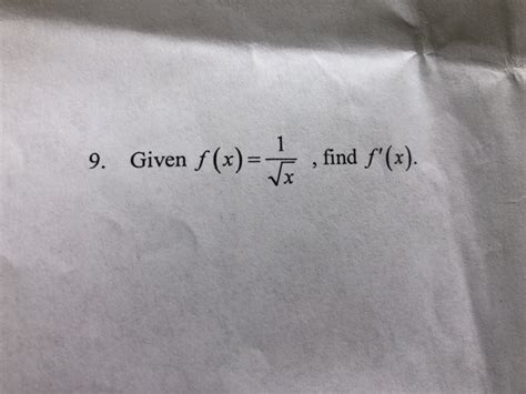 Solved Given F X Find F X Chegg Com