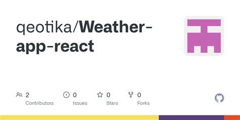 Github Qeotika Weather App React