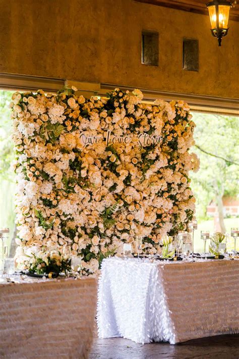Flower Wall Ideas For Weddings