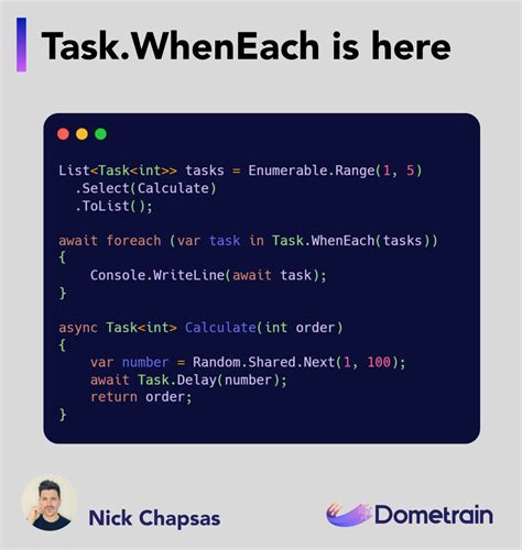 Nick Chapsas On Linkedin Welcoming Taskwheneach 🎇 Net 9 Introduces New Features That 24