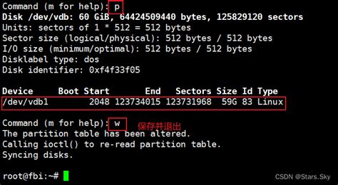 fdisk 命令实现磁盘分区详细教程 csdn博客