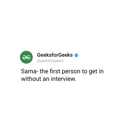 Geeksforgeeks On Linkedin Sam A 🫢 29 Comments
