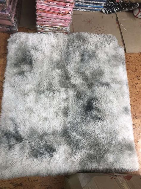 Килим травка світо сірий сірий пухнастий приємний на дотик 150х200 90х200 120х160 200х230 200