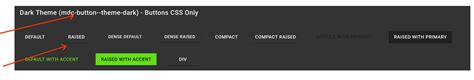 `mdc Button Theme Dark` With `mdc Button Raised` Doesnt Properly Set `background Color