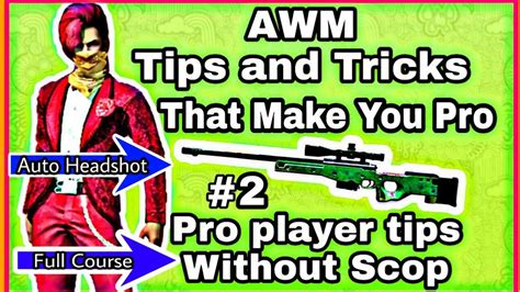 Awm Tips And Tricks In Free Firehow To Use Awm Gun 2 Youtube