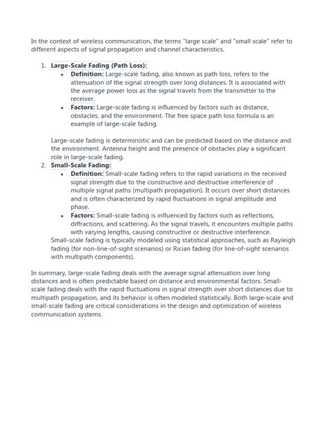 Large Scale Vs Small Scale Fading Pdf