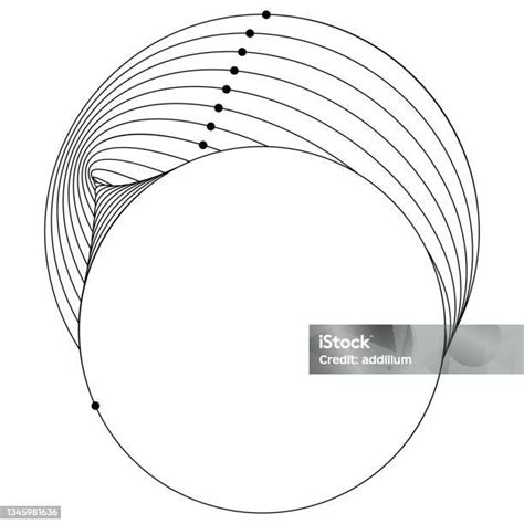 현대 추상 벡터 일러스트레이션 디지털 미래 형 흑백 선형 모양 프레임 복잡한 현대 기술의 아름다움 기하학적 배경 디자인 요소