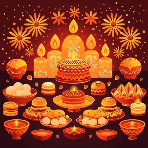 Myanmar Thadingyut Festival Vectors Premium Ai Generated Image