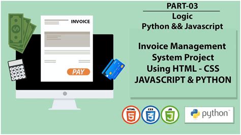Invoice Management System Project Using Html Css Javascript Part 03 Youtube