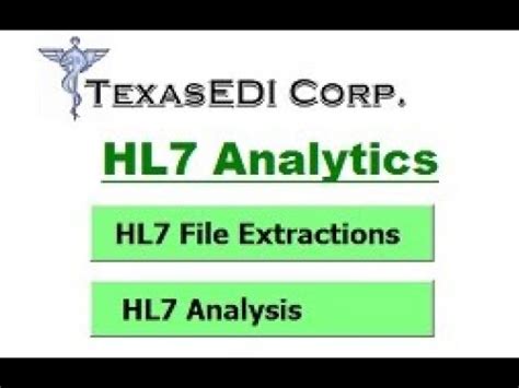 HL7 Data Example And Analytics Tool YouTube