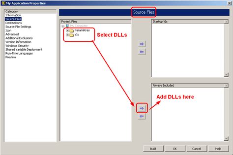 file location surprizes when building exe ni community