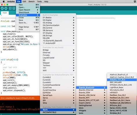 Review Arduino Genuino 101 Review And Getting Started Bodge Wires