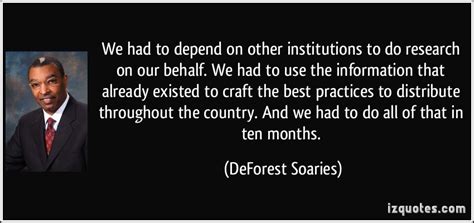 Deforest Soaries Quotes Quotesgram