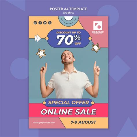 Free Psd Graphics Class Poster Template