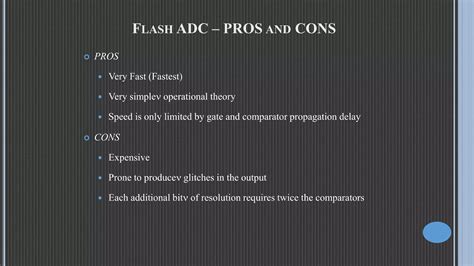 ADC Types Analog To Digital Converter PPTX