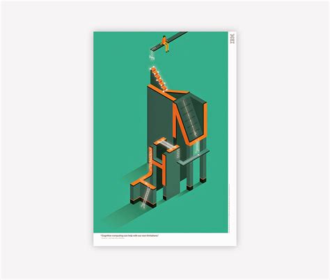 Ibm Think Man With Machine On Behance