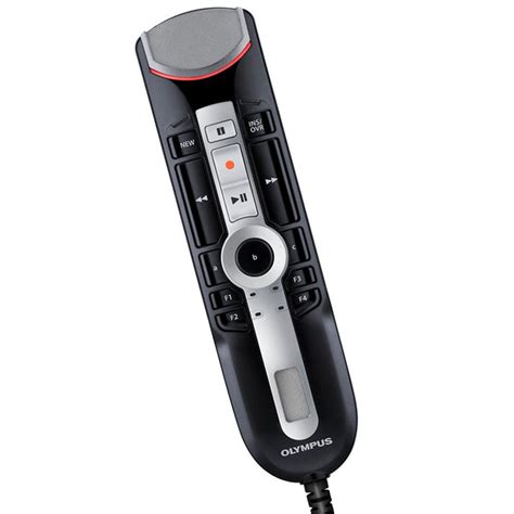 olympus recmic ii rm 4000p microphone push button american dictation
