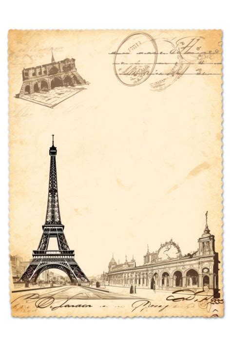 Postcard Architecture Envelope Building Premium Ai Generated Image