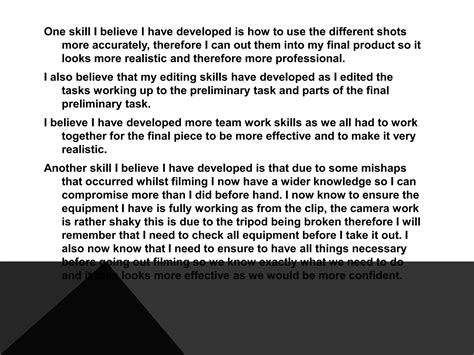 Preliminary Evaluation Ppt