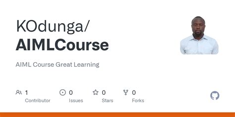 Github Kodungaaimlcourse Aiml Course Great Learning