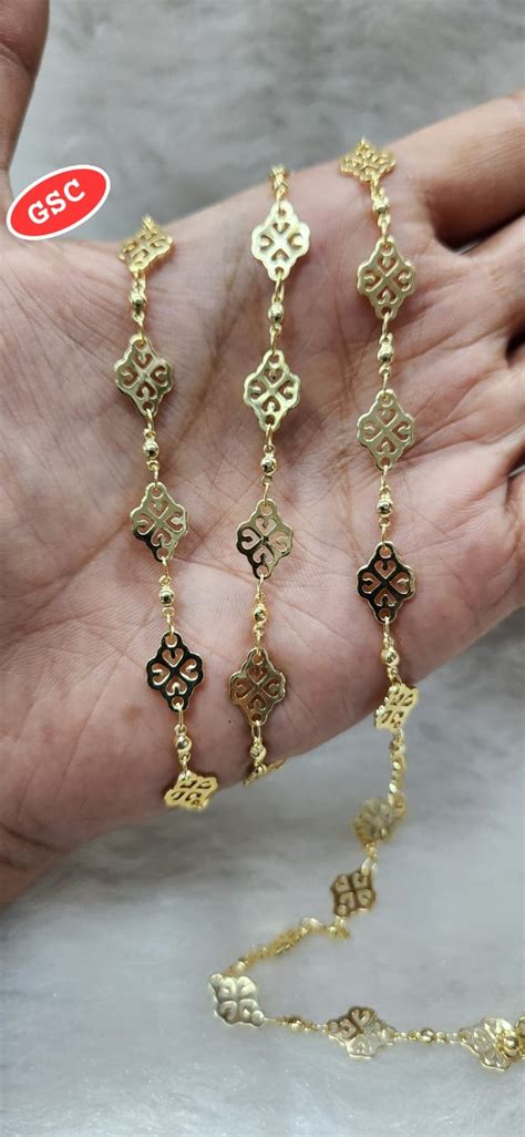 Bcg 10 Golden Brass Chains Gurushaanti Creations