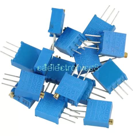 15 Values New 3296 Trimmer Trim Pot Resistor Potentiometer Kits New 266 Picclick Ca
