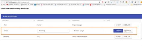 Crud In Kendo Treelist View Using Aspnet Web Api