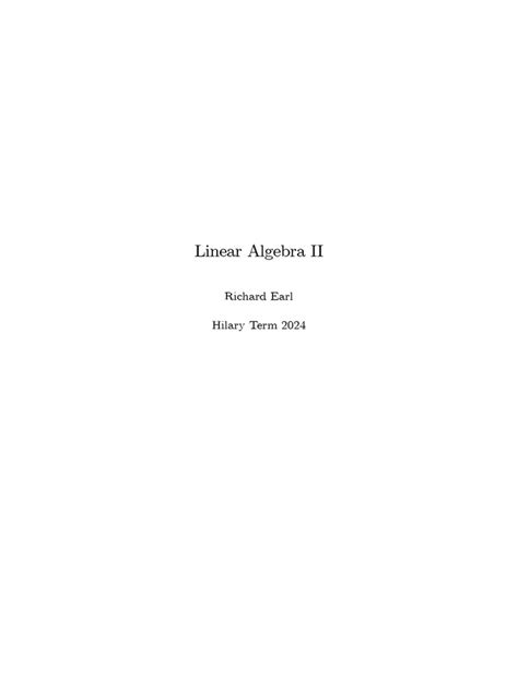 Chapters 0 And 1 Introduction And Determinants Pdf Eigenvalues