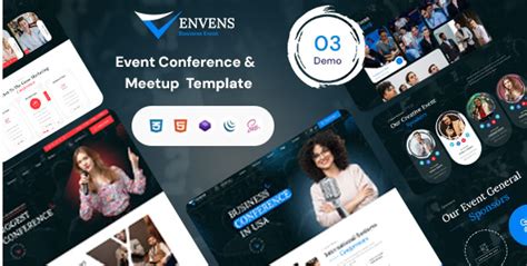 Envens Event Conference And Meetup Html5 Template