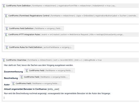 Confiforms Show Field Value Only If Current Log