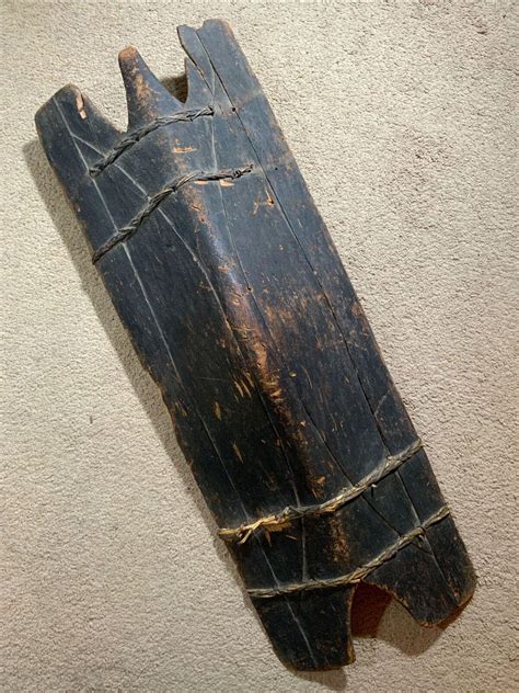 Huge Filipino Igorot Kalinga War Shield Wrevolution Period Provenance