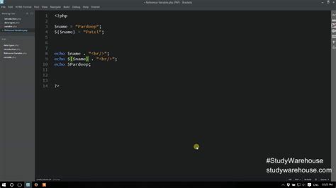 005 Reference Variable In Php Hindi Youtube