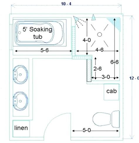 Doorless Walk In Shower Floor Plan