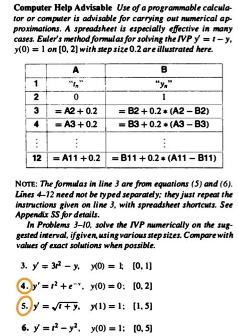 Solved In Problems 3 10 Solve The Ivp Numerically On The