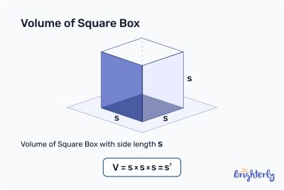 Volume Of A Square Box Formula Definition With Examples