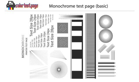 downloads color test page