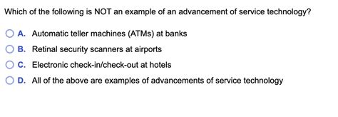 solved which of the following is not an example of an
