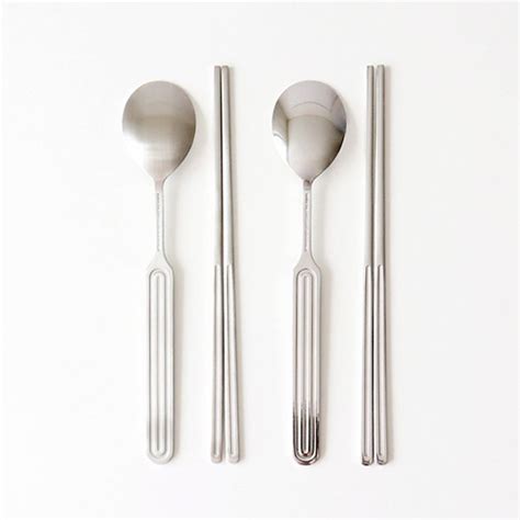 22 4인세트 국내산 프리미엄 카모메키친 릿지 스텐 수저세트 숟가락 4개 젓가락 4개 감도 깊은 취향 셀렉트샵 29cm