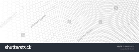 Network Concept Hexagonal Pattern 3d Dimensional Stock Vector Royalty