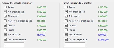 Number Verifier No Separator And Custom Separator Example Numbers Don T Change Colour