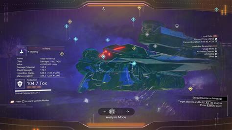 B Class Blue And Red Intercepter Sentinel Ship 3 Adjacent Supercharged Slots After Upgrade