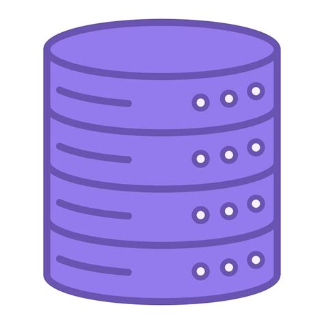 Premium Vector Colored Database Icon